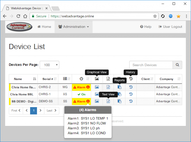 WebAdvantage - Advantage Controls